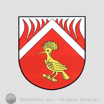 Mark with Heraldry: shield, flames, chevron, | #541285