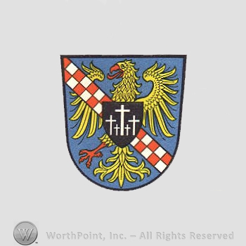 Mark with Heraldry: shield, eagle, chequered bar, | #541295