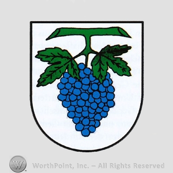 Mark with Heraldry: shield and grapes. | #541394