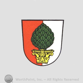 Mark with Heraldry: shield, tree, column head. | #541416