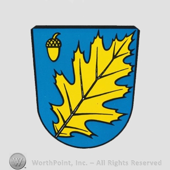 Mark with Heraldry: shield, oak leaf, acorn. | #541451