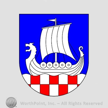 Mark with Heraldry: shield, chequered field, | #541452