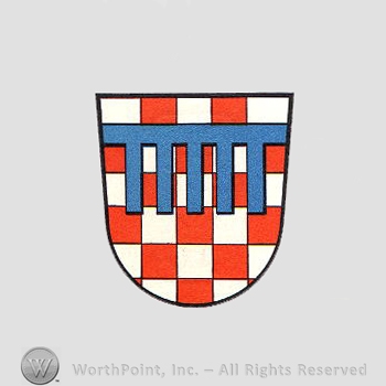 Mark with Heraldry: shield, chief, chequered | #541543