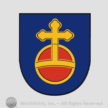Mark with Heraldry: shield and an orb. | #541617