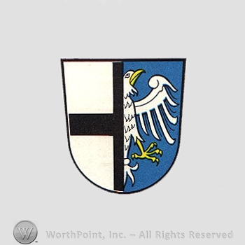 Mark with Heraldry: shield, cross, eagle. | #542709
