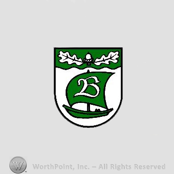 Mark with Heraldry: shield, boat, numbers, acorn, | #542757