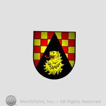 Mark with Heraldry: shield, lion head, chequered | #542789