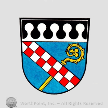 Mark with Heraldry: shield, rosier, chequered | #542799