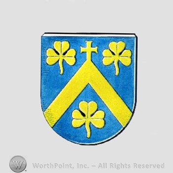 Mark with Heraldry: shield, chevron, clover | #542822
