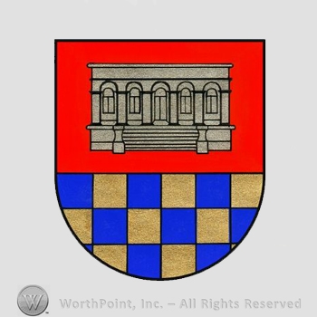 Mark with Heraldry: shield, building, chequered | #542836