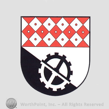Mark with Heraldry: shield, watermill, chequered | #542871