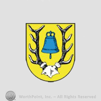 Mark with Heraldry: shield, antlers, bell. | #542917