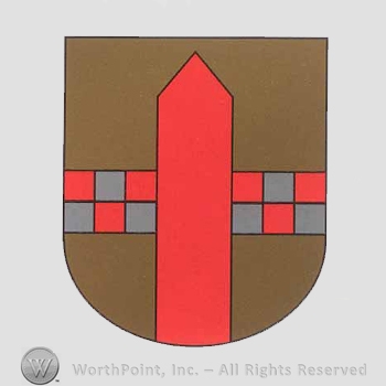 Mark with Heraldry: shield, obelix, chequered | #542980