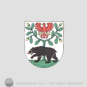 Mark with Heraldry: shield, oak tree, eagle, | #543048