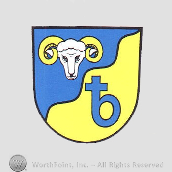 Mark with Heraldry: shield, ram head, letter B | #544254