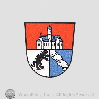 Mark with Heraldry: shield, beaver, castle, wavy | #544272