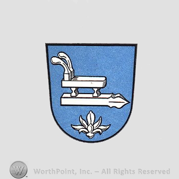 Mark with Heraldry: shield, snow plough, water | #544275