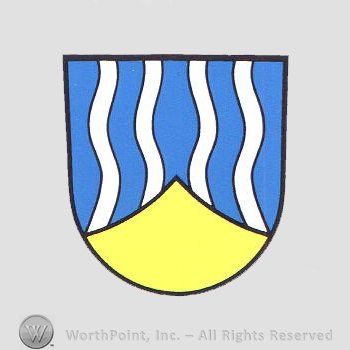 Mark with Heraldry: shield and wavy white | #544624
