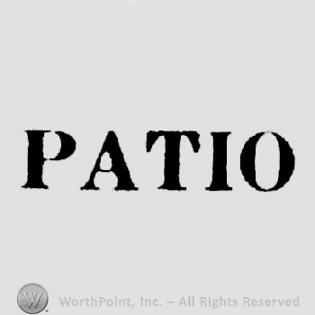 Mark with Patio written | #5474