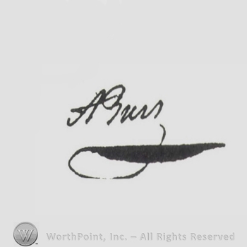 Mark with Signature: Aaron Burr. | #549929