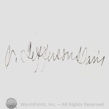 Mark with Signature: Jefferson Davis. | #549944