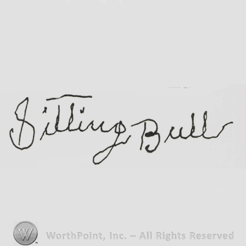 Mark with Signature: Sitting Bull. | #550000