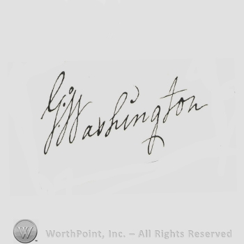Mark with Signature: George Washington. | #550003