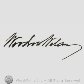 Mark with Signature: Woodrow Wilson. | #550034