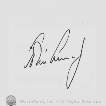 Mark with Signature: John F. Kennedy. | #550045