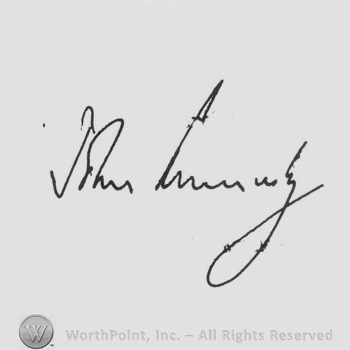 Mark with Signature: John F. Kennedy. | #550047