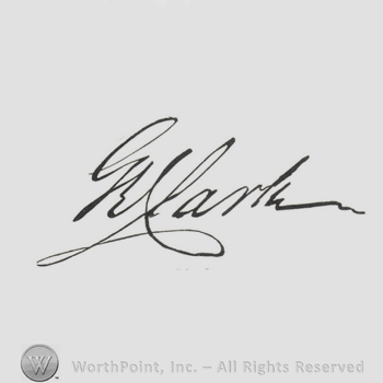 Mark with Signature: George Rogers Clark. | #550062