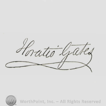 Mark with Signature: Horatio Lloyd Gates. | #550070