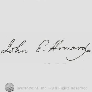 Mark with Signature: John Eager Howard. | #550077