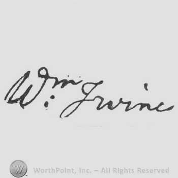Mark with Signature: William Irvine. | #550080