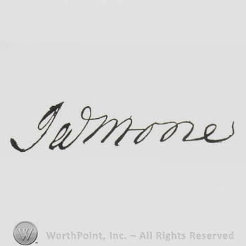 Mark with Signature: James Moore. | #550091