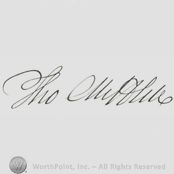 Mark with Signature: Thomas Mifflin. | #550101