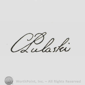 Mark with Signature: Count Pulaski. | #550107