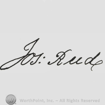 Mark with Signature: Joseph Reed. | #550109