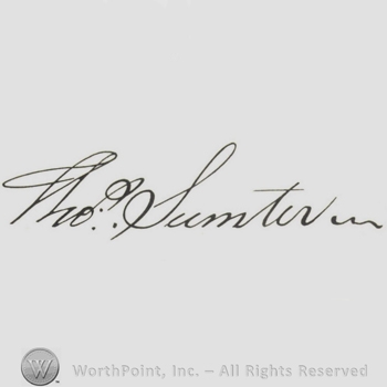 Mark with Signature: Thomas Sumter. | #550119