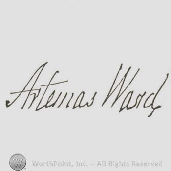 Mark with Signature: Artemas Ward. | #550123