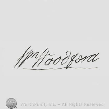 Mark with Signature: William Woodford. | #550131
