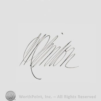 Mark with Signature: Sir Henry Clinton. | #550136