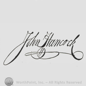 Mark with Signature: John Hancock. | #550141