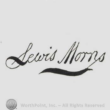 Mark with Signature: Lewis Morris. | #550143