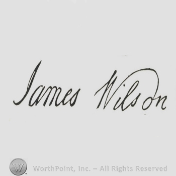 Mark with Signature: James Wilson. | #550148