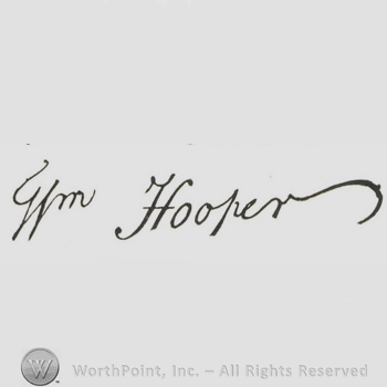 Mark with Signature: William James Hooper. | #550149