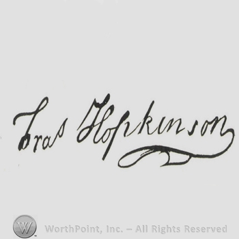 Mark with Signature: Francis Hopkinson. | #550156