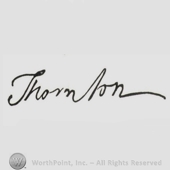 Mark with Signature: Matthew Thornton. | #550173