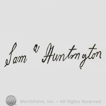 Mark with Signature: Samuel Huntington. | #550186