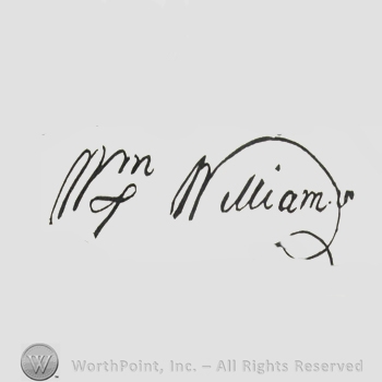 Mark with Signature: William Williams. | #550188